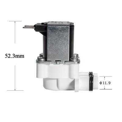 China Meishuo FPD180P5 Universal Inlet Electric 24V DC RO Water Purifier Water Valve Normally Closed Type Solenoid Valve for sale