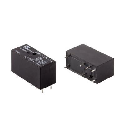 China Meishuo MPI-S-224-C-4 8A 12A 16A 18vdc 5pins 8pins relay manufacturer electric relay power mini pcb general purpose relay for sale