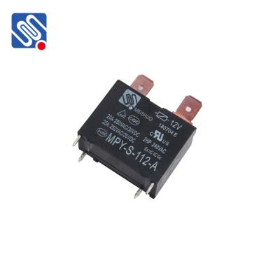 China Meishuo MPY OEM high power 12v 4pin 20a 25a power relays miniature pcb  250vac electric relay For air conditioner for sale