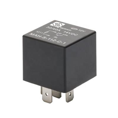 China Meishuo MAH-S-112-C-1 40A 12V changeover 5pin 40amp electronic auto relay for car light for sale