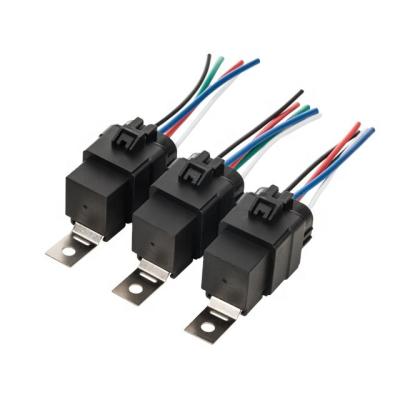 China Waterproof Automotive Power Relay With Socket 40A 14vdc Load for sale