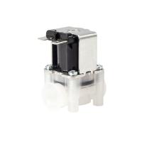 China Internal Thread Plastic Inlet Water Solenoid Valve 1/4 12v 24v for sale