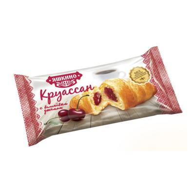 China Laminated PE Plastic Croissants Bread Packaging Bag Film Roll Customized for sale