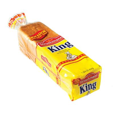 China Clear LDPE Plastic Wicket Bread Packaging Bag Custom Design for sale