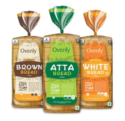 China OPP Bottom Gusset Clean Plastic Bread Packaging Bag recyclable  For Bakery for sale
