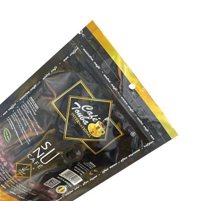 China Custom printing aluminum foil 500g 1kg 2kg Flat bottom coffee packaging bags with valve for sale