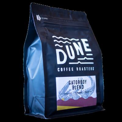 China Smell Proof 12 Oz Coffee Bags , Flat Bottom Stand Up Zipper Pouch With Valve for sale