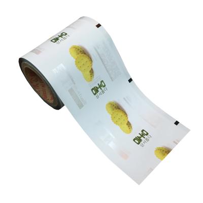 China Bakery Food Plastic Packaging Roll Film Stock Shortcake High Clarity for sale