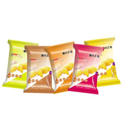 China Heat Seal Flat Resealable Snack Bags For Bread / Chips Packaging for sale