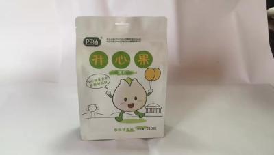 China OEM Food Packing Bag Resealable Flat bottom Packaging bag Zipper Lock pouch bag for tea or dry food for sale
