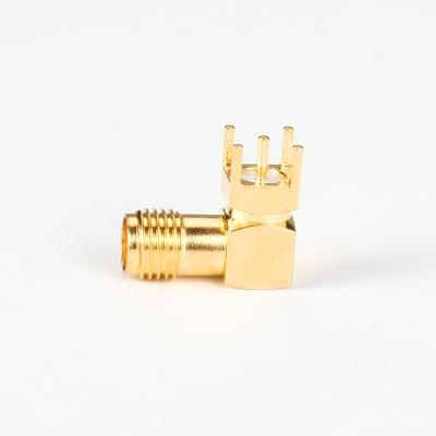 China 50 Ohm Female PCB Mount Connector SMA-KE-14.5 Gold Plated for sale