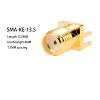 China SMA-KE-13.5 Gold Plated Female PCB Connector DC-11GHz 50 OHM for sale