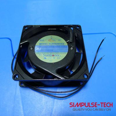 China SJ8025HA2 80x80x25mm DC Cooling Fan for Solar Cell Production 12V 0.15A for sale