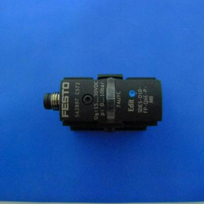 China FESTO SDE5-D10-FP-Q6E-P-M8 Air Pressure Switch 542897 C572 for Lamination Machine Parts for sale