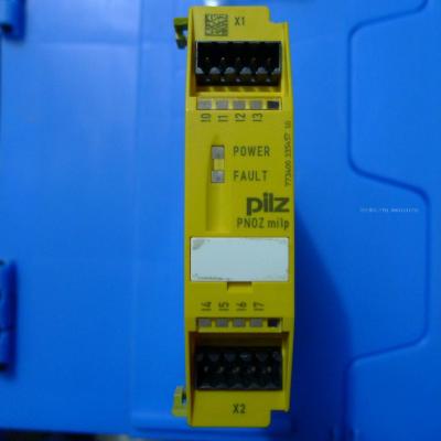 China Pilz 773400 Yellow Safety Relay Module 24VDC 6NO 2NC for Teamtechnik Stringer for sale