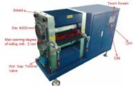China 25T Lab Battery Calendering Machine Electric Hydraulic Battery Roller Press Machine for sale