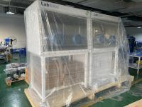 China Dual Workstation Single Side Vacuum Glove Box With Gas Purification System for sale