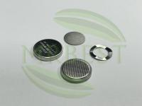 China CR2025 CR2016 CR2032 Coin Cell Cases With Spacer And Spring for sale