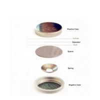 China CR2025 CR2016 CR2032 Coin Cell Cases With Spacer And Spring for sale