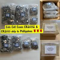 China CR2025 CR2016 CR2032 Coin Cell Cases With Spacer And Spring for sale
