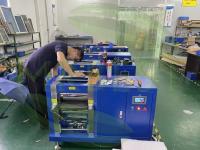 China 25T Max. Pressure Controlled Rolling Press Machine for Battery Electrodes for sale