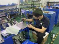 China 25T Max. Pressure Controlled Rolling Press Machine for Battery Electrodes for sale