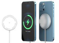 China φ56 X6mm Ultra Thin Wireless Charger , 15W Magnetic Fast Charger  With Metal Ring Stand for sale