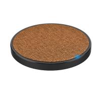 China 205KHz Leather Surface Qi Standard Wireless Charger 10W 12V WPC for sale