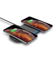 China Twin Station Universal Qi Wireless Charging Pad Fast Charge for sale