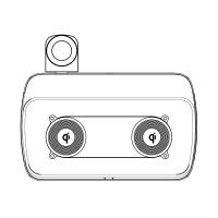 China MFI Horizontal Qi Wireless Charging Stand 12V 2.5A For Apple Watch for sale