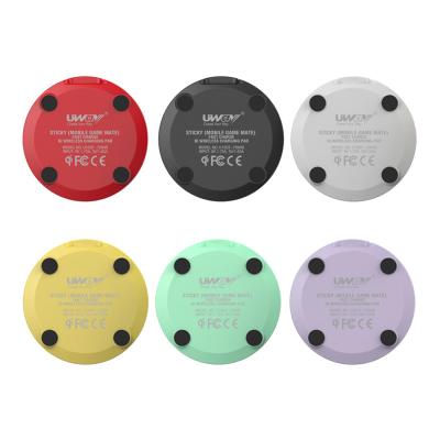 China Anti Slip Waterproof Qi Standard Wireless Charger Sticky Nanometer Surface for sale