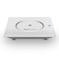 China Square Ultra Thin Qi Wireless Charging Pad 10W 7.5W Phone Inductive Charging With USB Output for sale