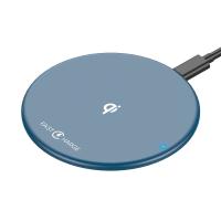 China Enabled 2 in 1 Qi Wireless Charging Pad Ultra Slim Fast 10W for sale