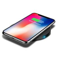 China Removable Qi Wireless Charging Stand 10W Fast Charge Standing Wireless Charger for sale