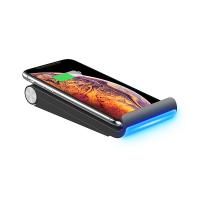 China 2 Coils Foldable Qi Wireless Charging Stand 10W 7.5W Fast Charge for sale