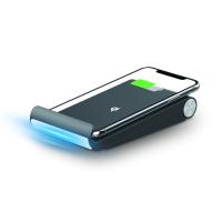 China Type C 110KHz Adjustable Qi Wireless Charger Foldable 9218 2 Coils for sale
