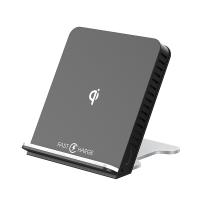 China Aluminum Square Phone Qi Wireless Charging Stand 7.5W Type C for sale