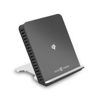 China Fast Charge Phone Qi Wireless Charging Stand Aluminium 10W 7.5W for sale