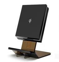China Pantent Standard 5W Qi Wireless Charging Stand For Mobile Phones for sale