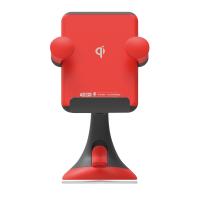 China 15W Car Mount Qi Wireless Charger Fast Charge Adjustable Car Mount Phone Charger for sale