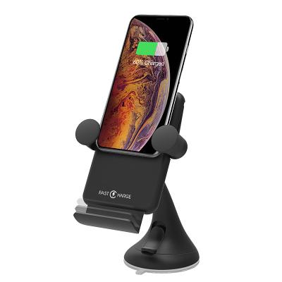 China 10W Qi Wireless Charging Vehicle Dock , Dashboard Air Vent Holder Charger for sale