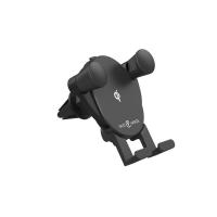 China 4 Stand ABS QC3.0 7.5W Qi Charger Car Mount WPC For Cell Phone for sale