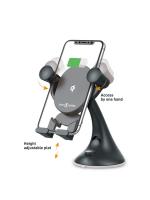 China 8mm 5W Car Mount Qi Wireless Charger Vent Mount Magnetic Phone Holder ABS for sale