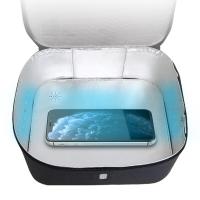 China Fast Wireless Charger UV Sterilizer , Qi Certified Sanitizer For IOS Android Smartphones for sale