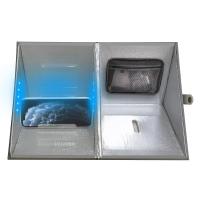 China Cell Phone UV Sterilizer Cleaner Box Qi Wireless Charging Function For Smartphone for sale