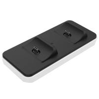 China 550mA*2 PS5 Gaming Accessories , PS5 Dual Charging Station With 2pcs Type C Dongles for sale