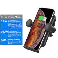 China 10W Qi Wireless Charging Vehicle Dock Dashboard Wireless Car Vent Charger for sale
