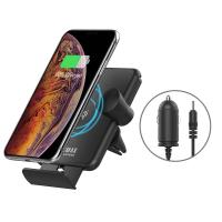 China 10W Qi Wireless Charging Vehicle Dock Dashboard Wireless Car Vent Charger for sale