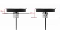 China Embedded Hidden Wireless Charger , 10W 7.5W 5W Mount Wireless Charger Under Desk for sale