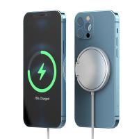 China U-Way wireless charger, Magsafe,Magnetic charging stand station, Qi，15W compatible with iphone 12 Aluminium metal for sale